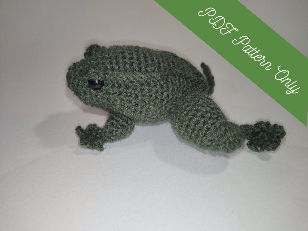 Semi-realistic Frog Crochet Pattern - Etsy
