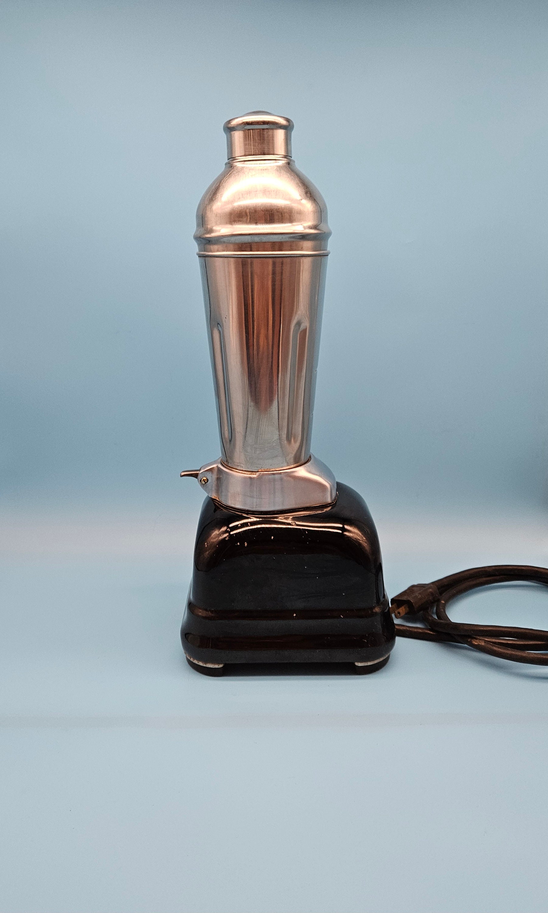 1920's Art Deco...oster Commercial Cocktail Mixer...black Porcelain Bar ...