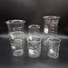 Vintage Pyrex Beakers...set of 6, From 150 Ml to 1000 Ml...laboratory ...