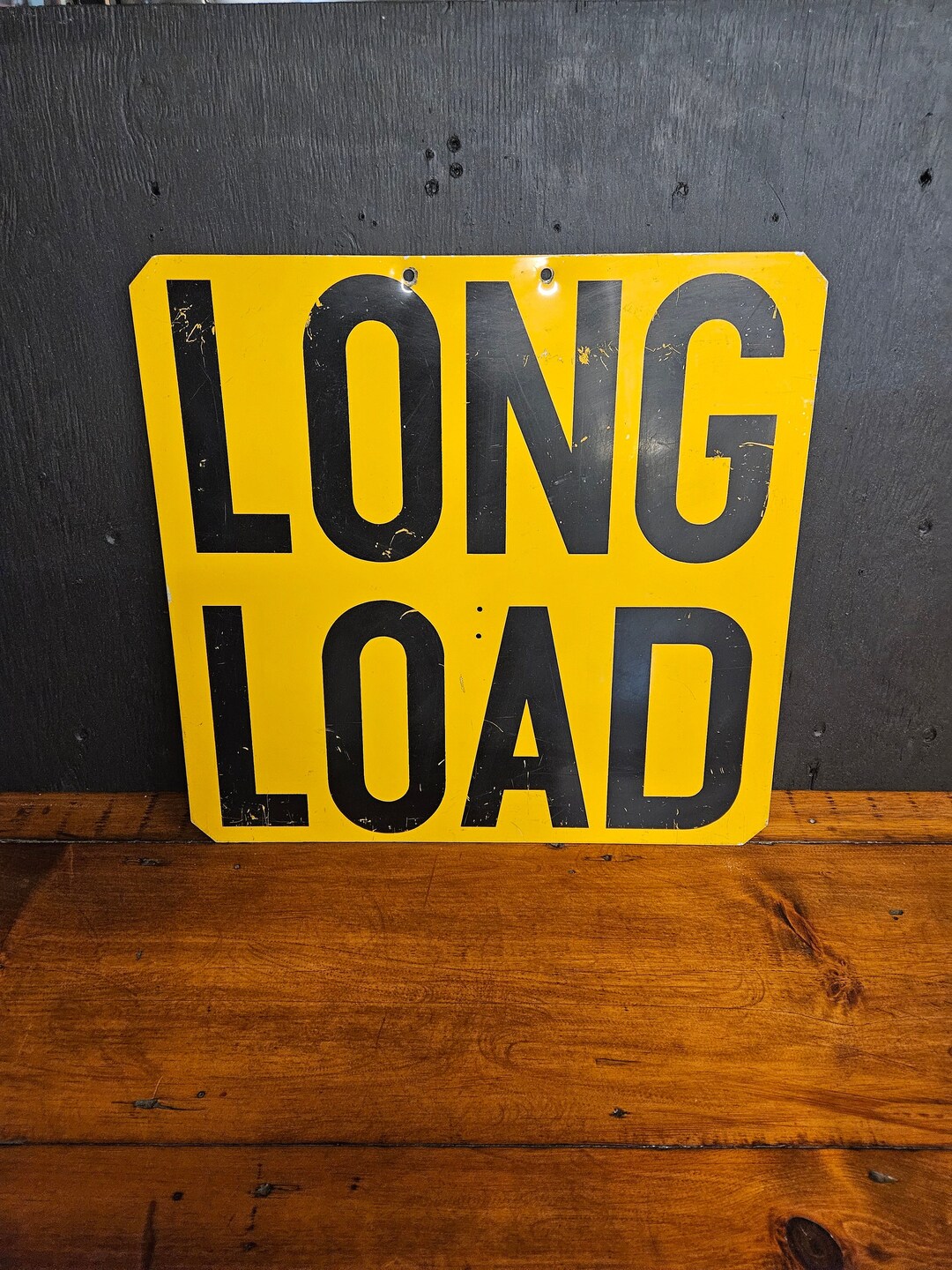 1950's "long Load" Sign...heavy Equipment Movers Sign...hand Painted on ...