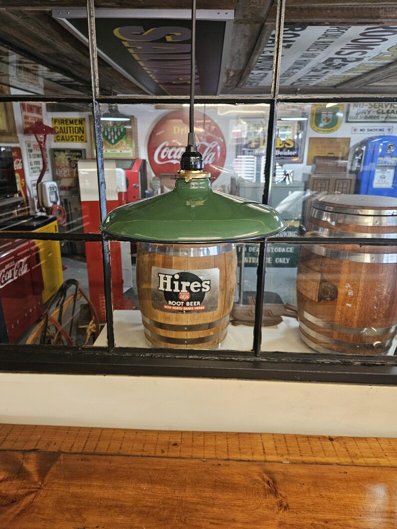 1950's Porcelain Service Station Light...restored Original Porcelain ...