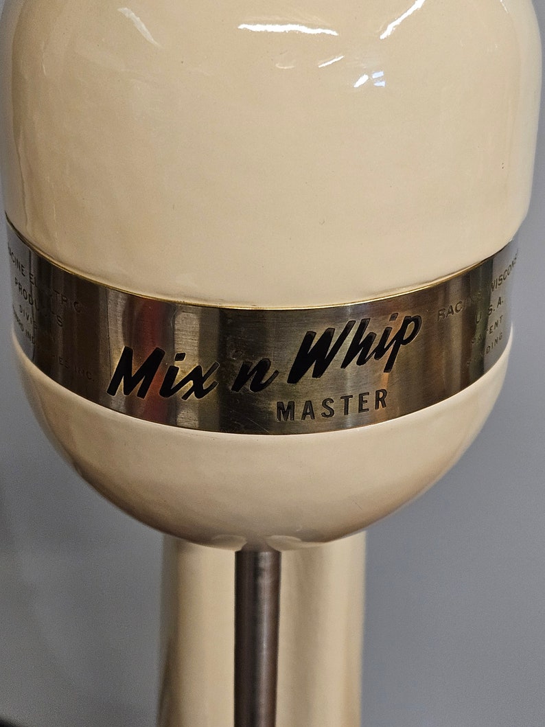Rare Early 1950's mix N Whip Master...commercial Malt/milkshake Drink ...