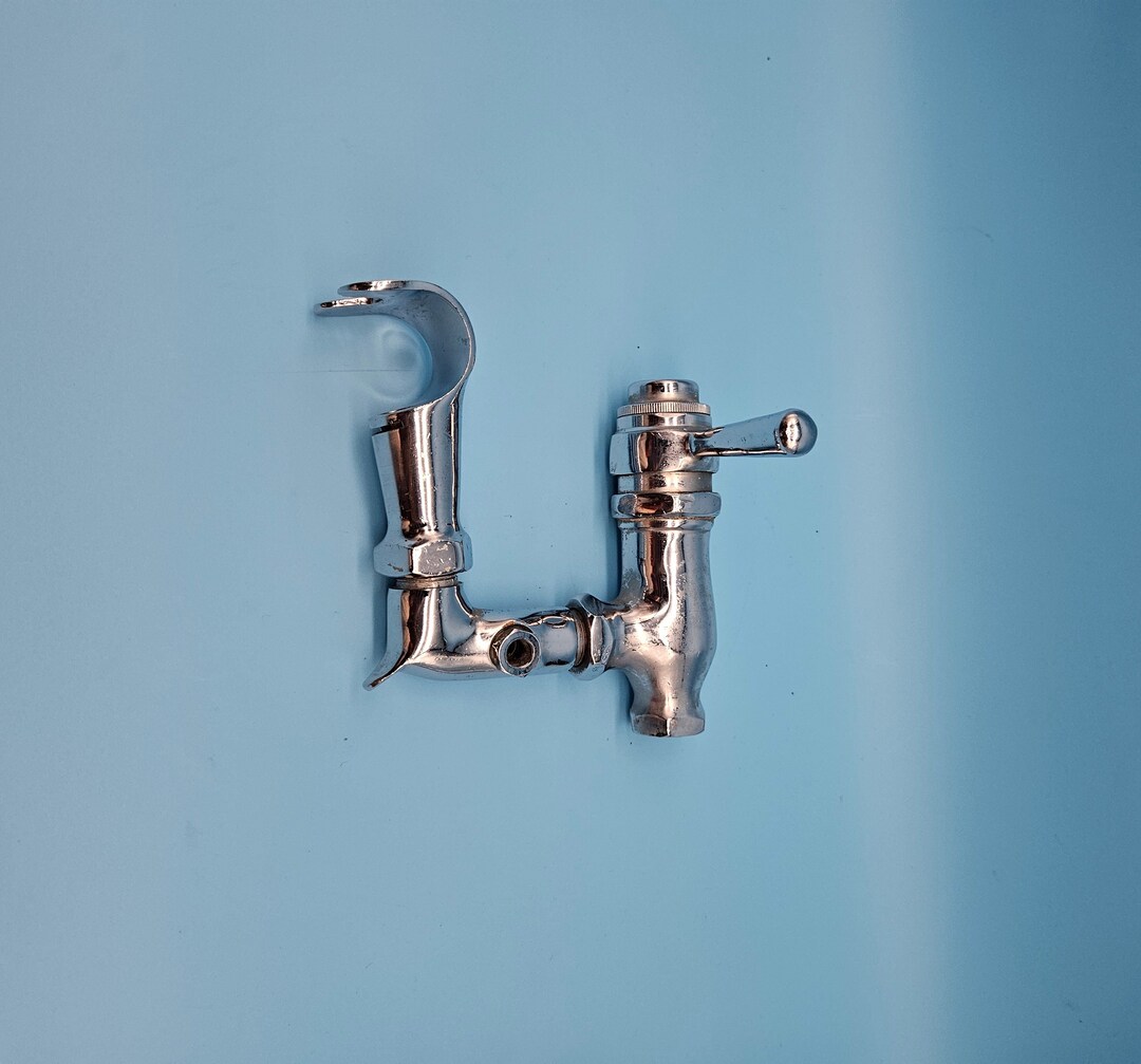 1950's Drinking Fountain Tap...surface Mount Bubbler Tap...one Room ...