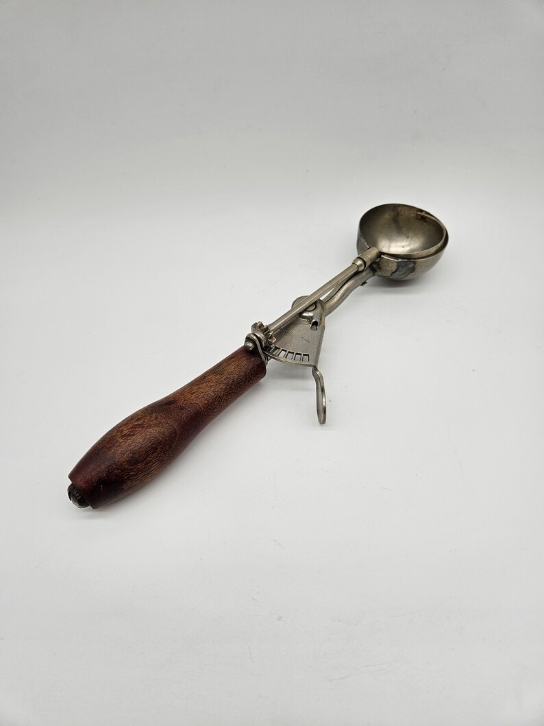 1920's Ice Cream Scoops...lot of 2 Antique Caron Brothers Scoops...made ...