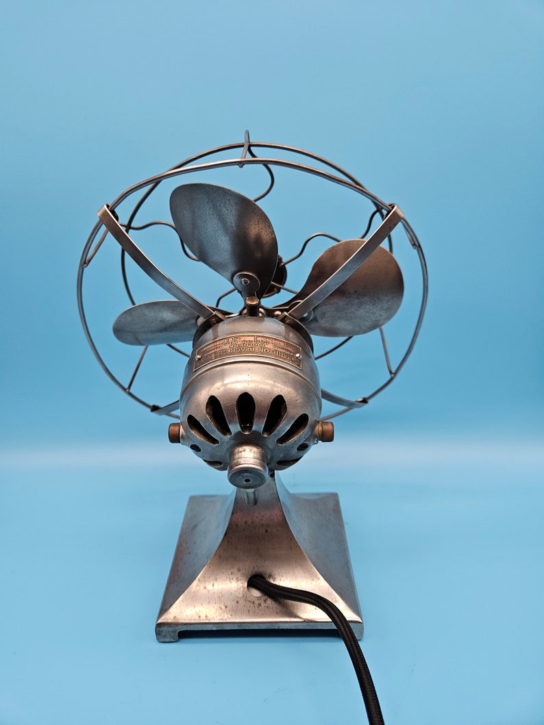 Rare..1920's Hamilton Beach Cyclone 8 Desk Fan...works....industrial ...
