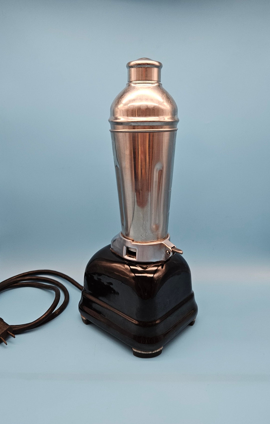 1920's Art Deco...oster Commercial Cocktail Mixer...black Porcelain Bar ...