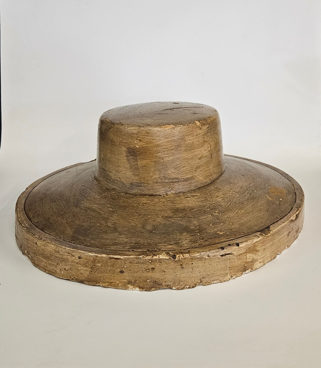 1920's Plaster Hat Mold...lanning Hat Factory Salvage...one of a Kind ...