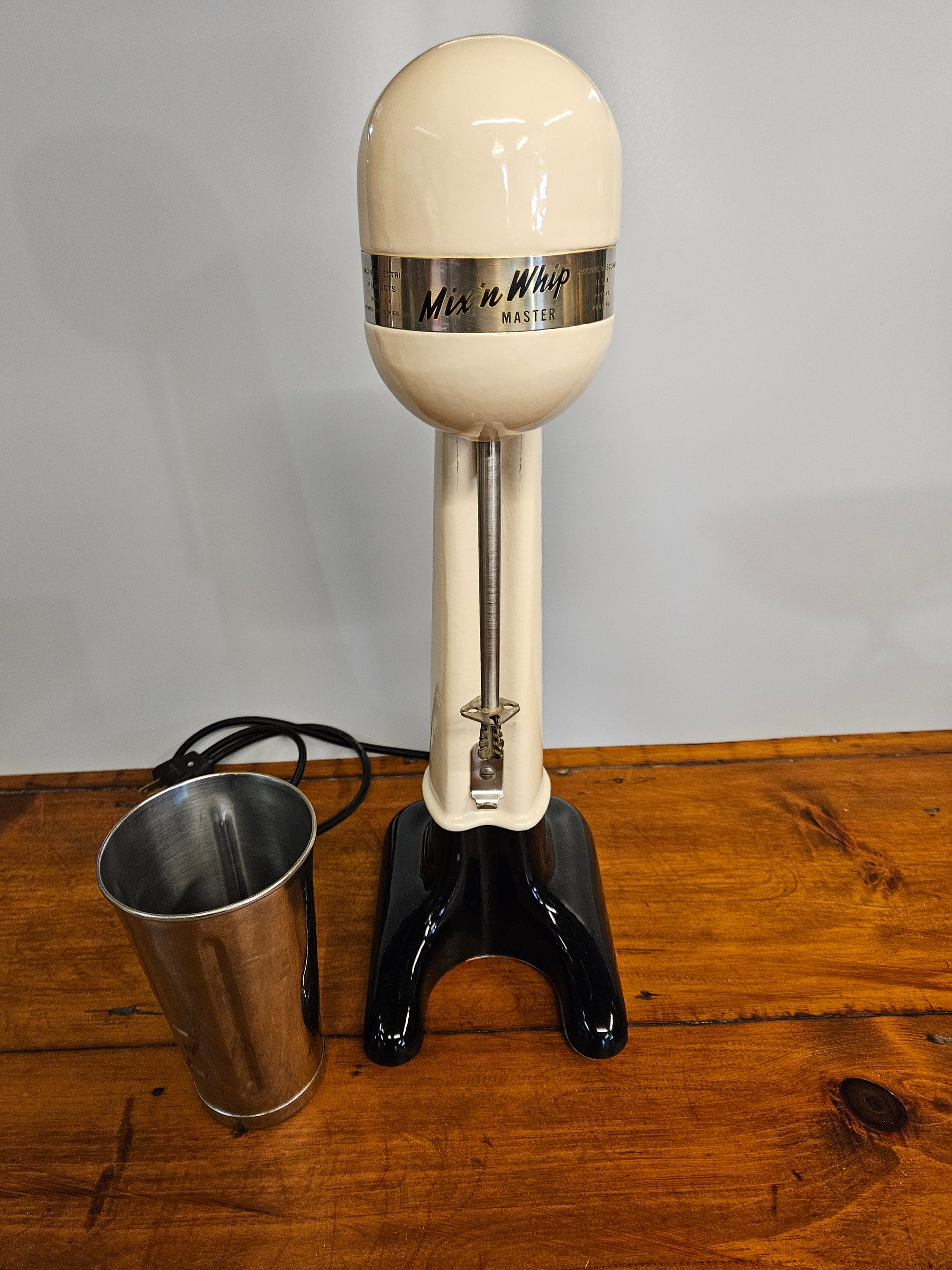 Rare Early 1950's mix N Whip Master...commercial Malt/milkshake Drink ...