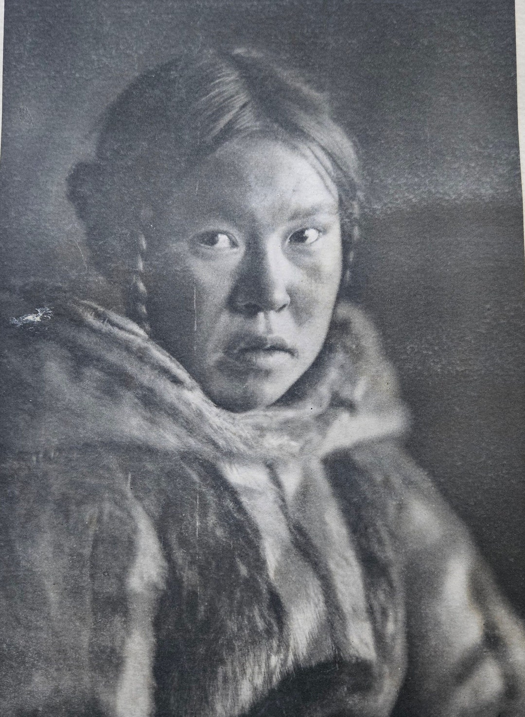 Nanook of the North Photogravure...titled "canayou, Siskoslingmuit ...