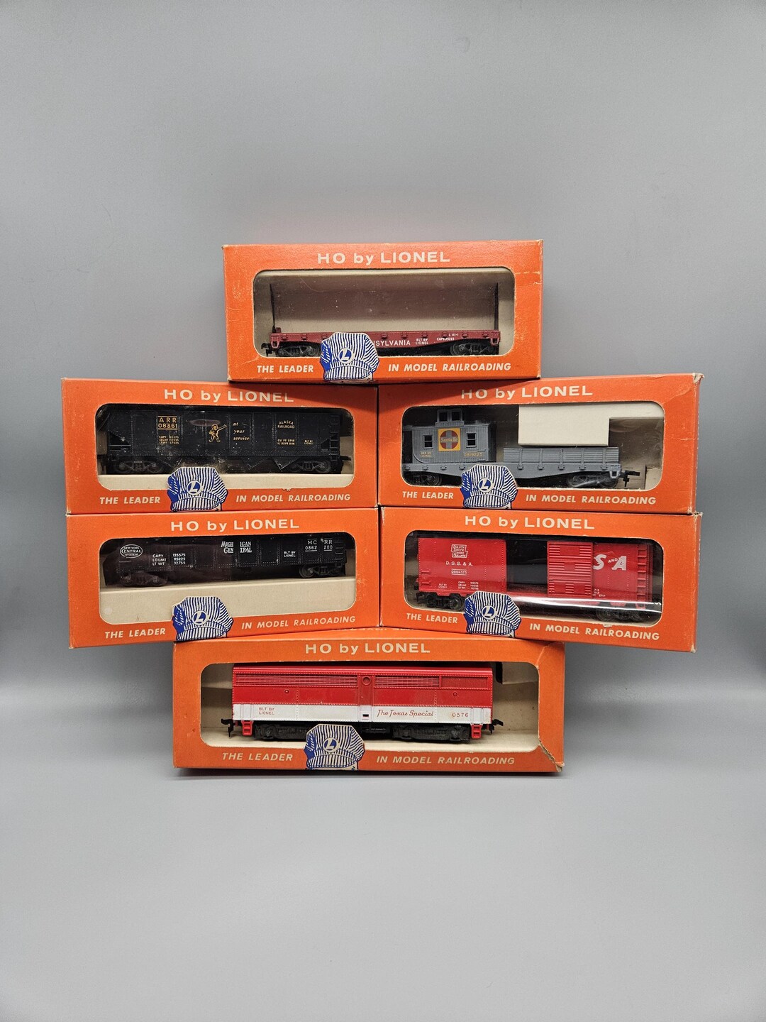 Lionel HO Train Lot 6 Cars 1960's...vintage Mid Century Lionel Train ...
