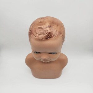 1950's Child Bust Mannequin...store Display Baby or Child Head and ...