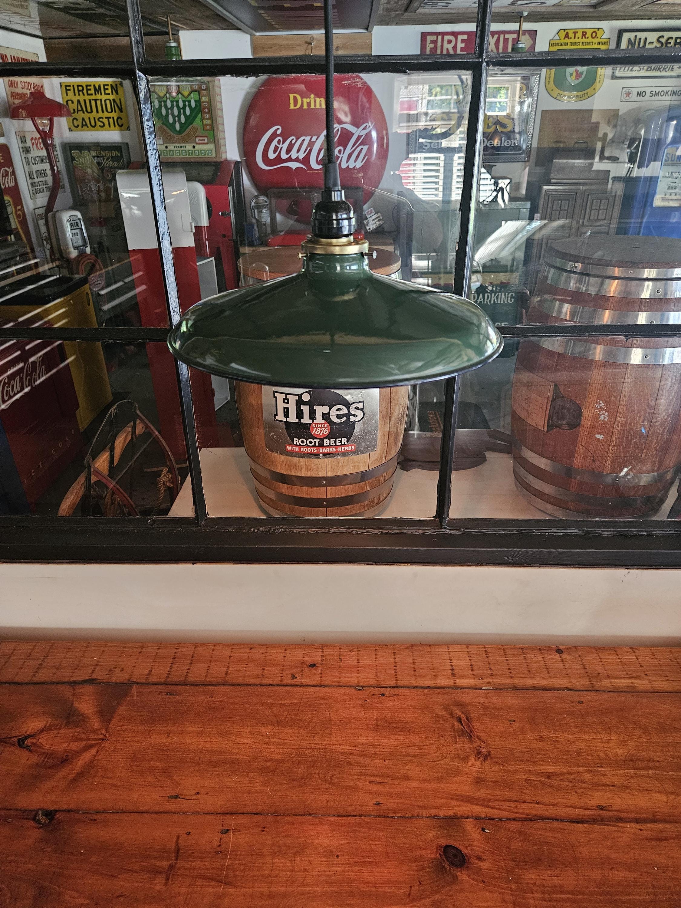 1950's Porcelain Service Station Light...restored Original Porcelain ...