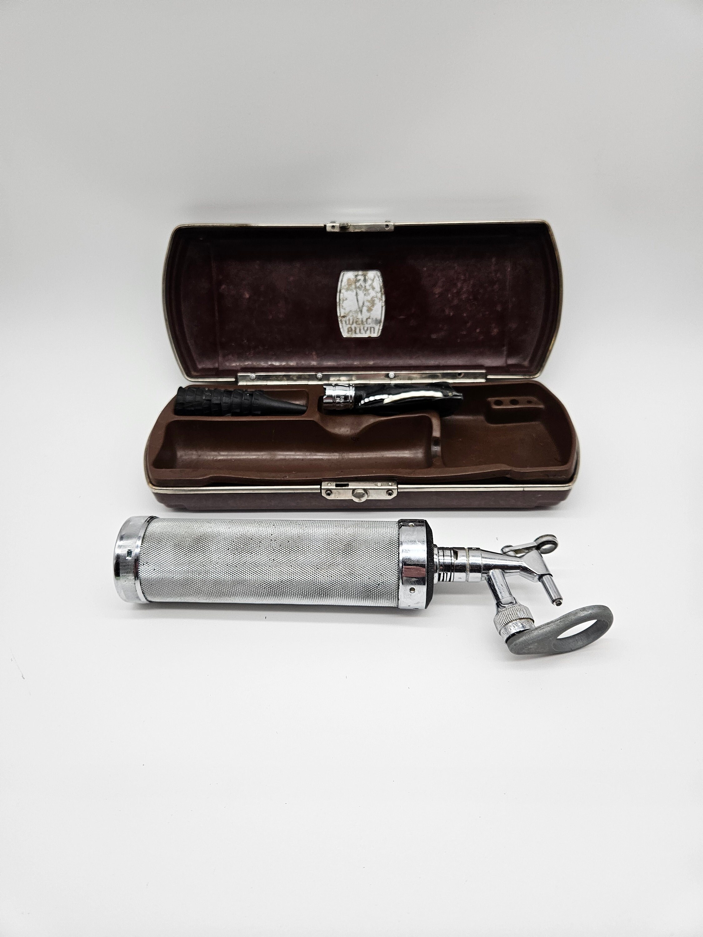 1950's Doctors Tool Kit...welsh Allyn Ophthalmoscope Kit...blood ...