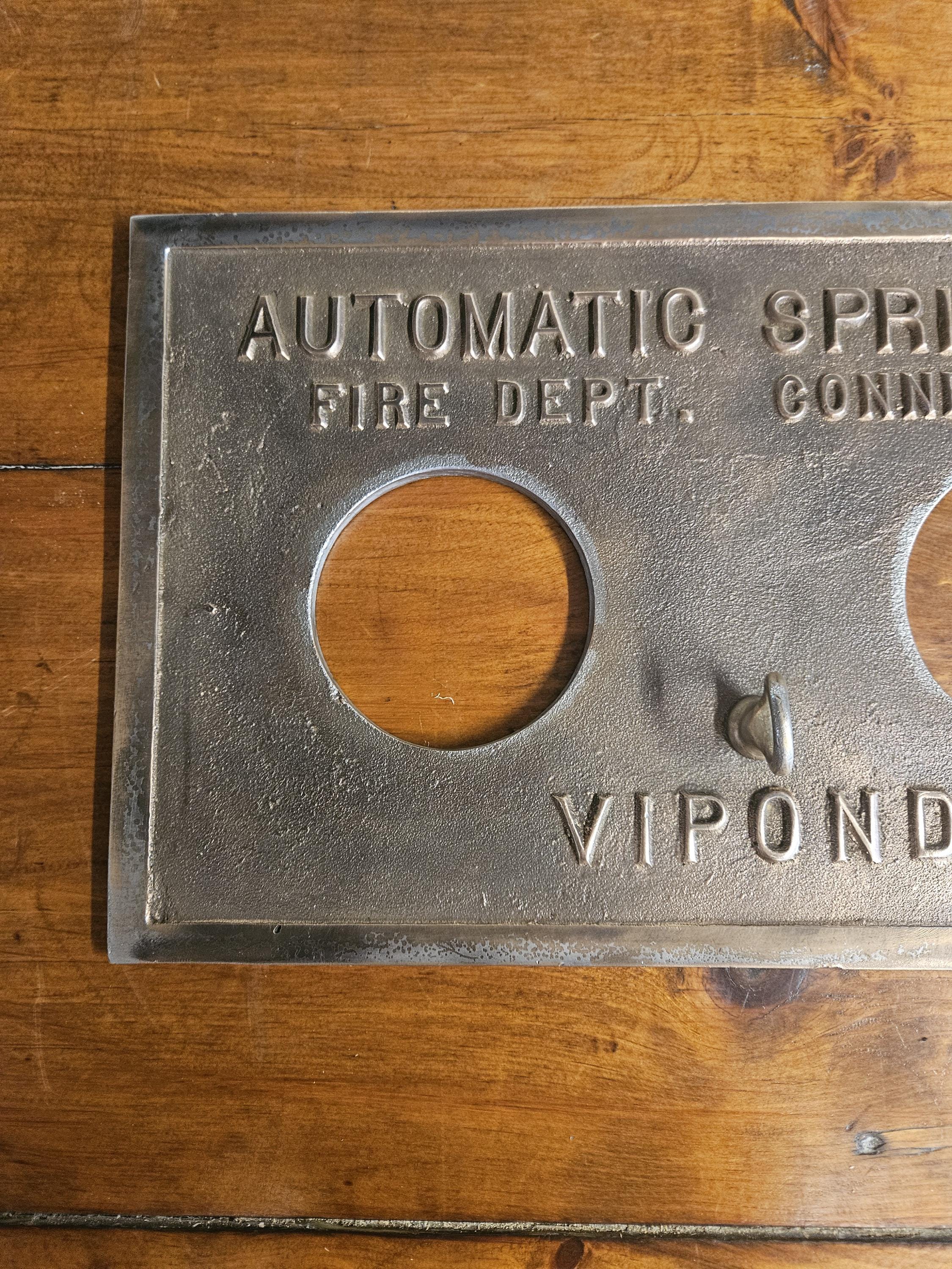 1940's Bronze & Brass Fire Department Connection...salvaged From the ...