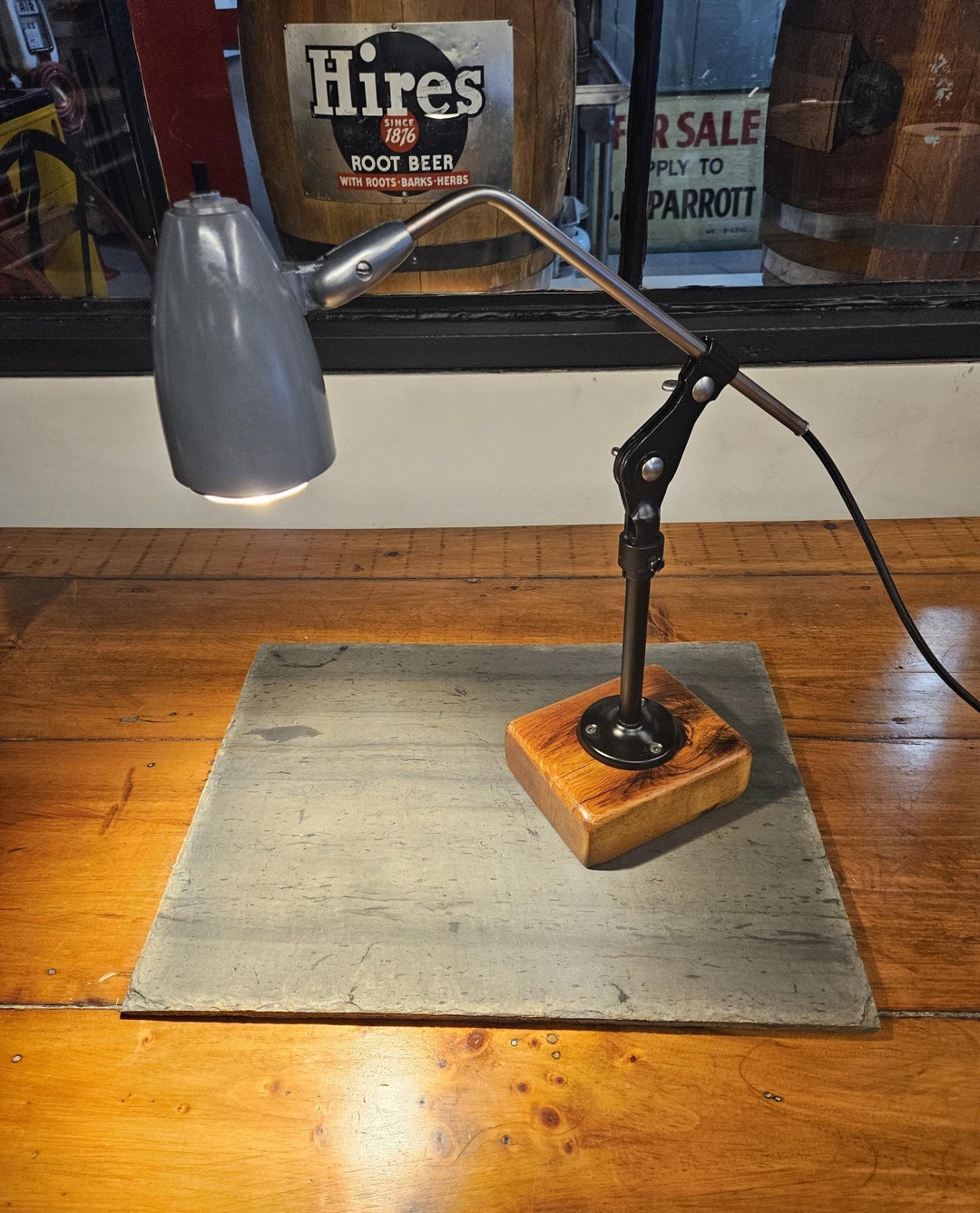 Singer SLF4 Machinists Lamp...restored 1950's Singer Articulating Work ...