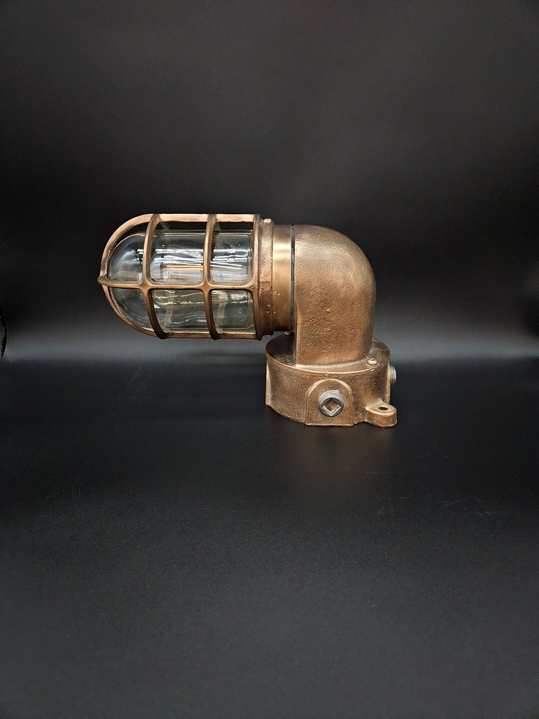 1940's Explosion Proof Bronze Light...salvaged From the HMCS Norton ...