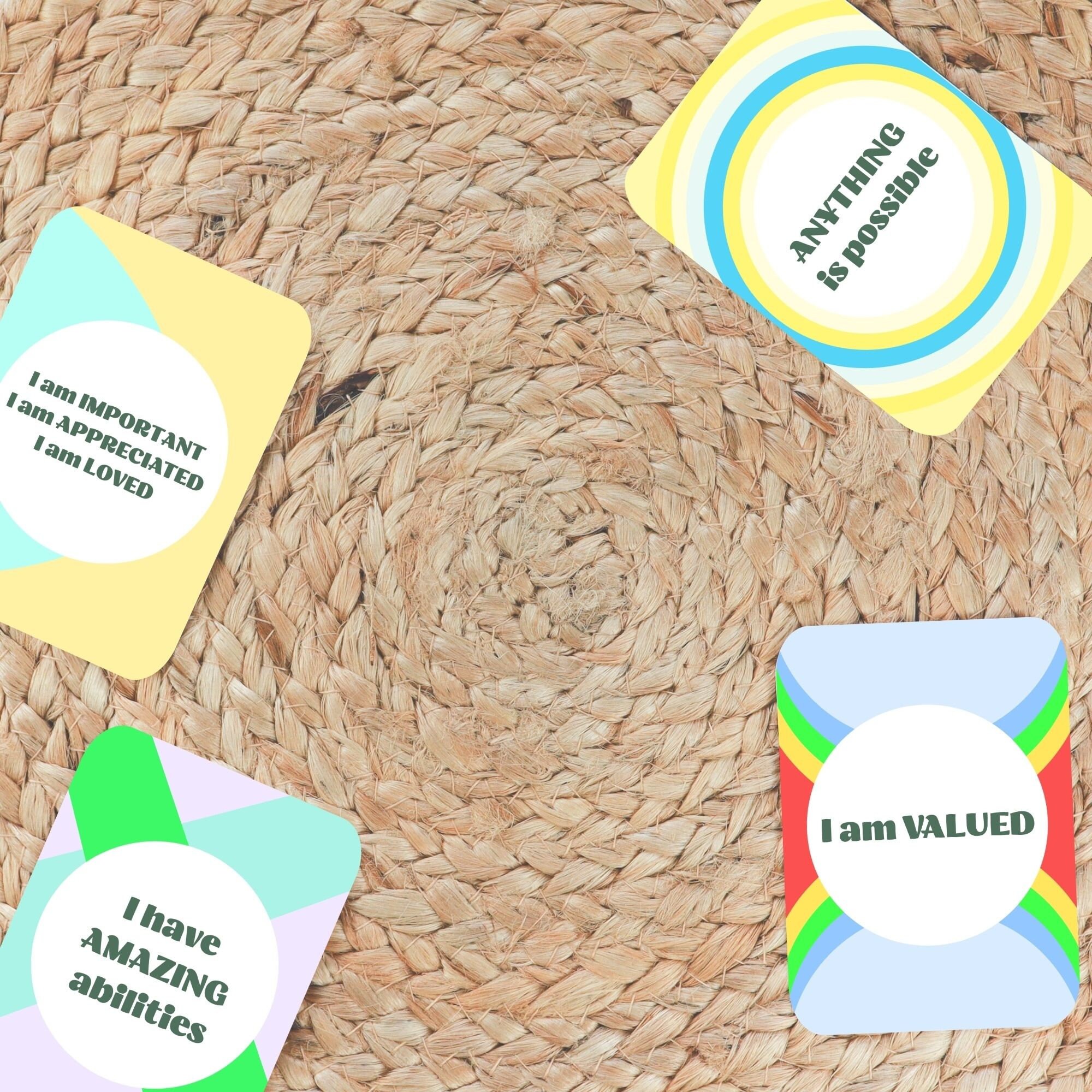 Positive Affirmation Cards for Kids, Mindfulness for Kids, Quote Cards ...