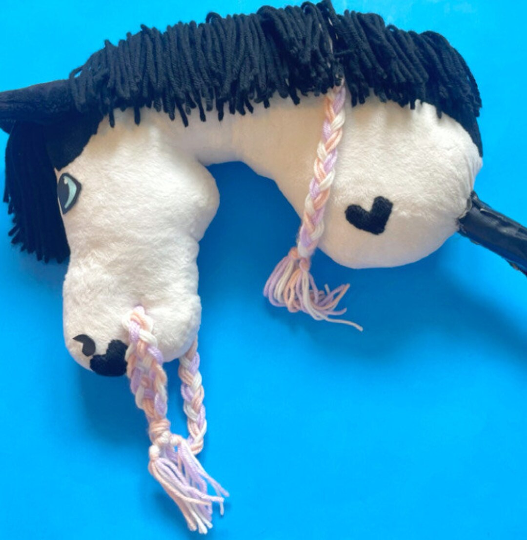 Hobbyhorse NECK REIN "sweet Marshmallow" // Braided Colored Neck Reins ...