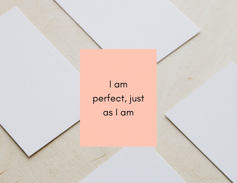 30 Printable Positive Affirmation Cards, Motivational Cards, Self-care ...