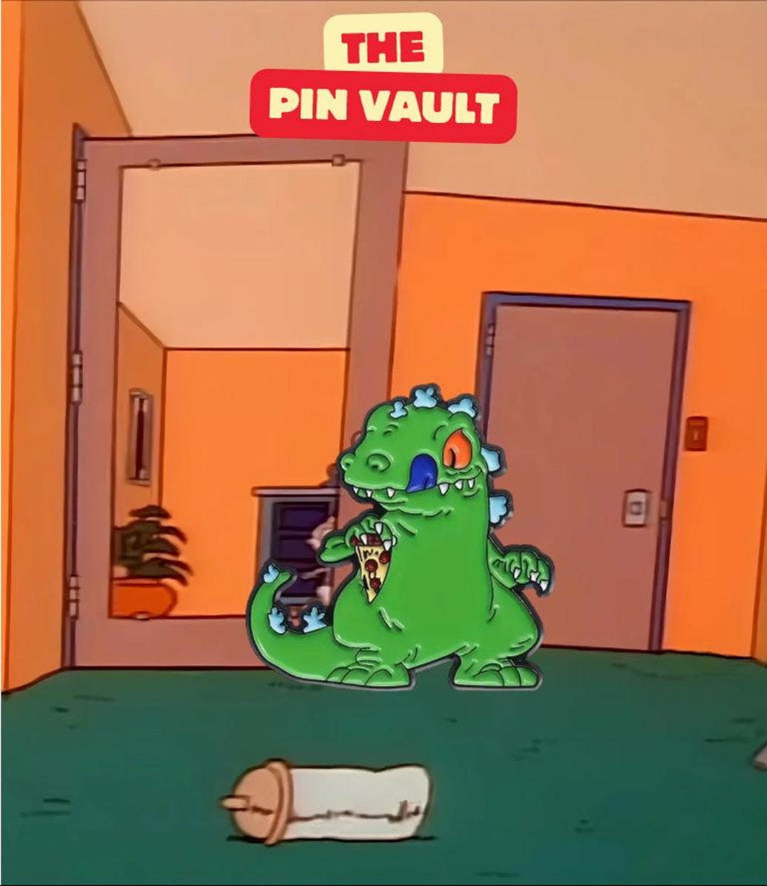Rugrats Reptar Pin - Etsy