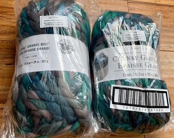 Loops and Threads Chunky Grande Big Yarn - Etsy