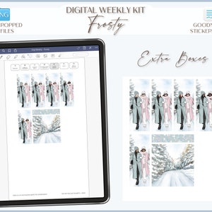 Digital Stickers for Goodnotes Weekly Planner Kit iPad Goodnotes ...