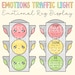 DIGITAL Emotions Traffic Light Display, Emotional Regulation, Classroom ...