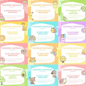 DIGITAL Wellbeing Praise Certificates for Milestones | Teachers ...