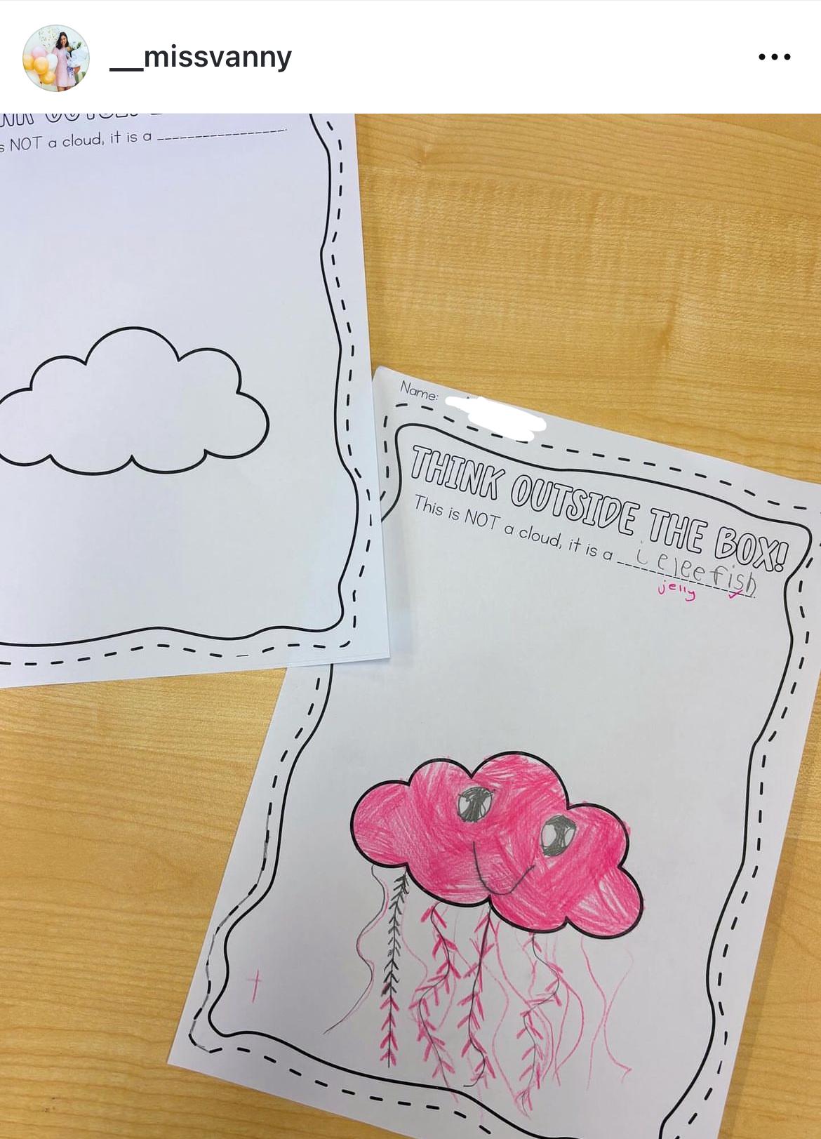 DIGITAL Think Outside the Box Worksheets, Imagination Resources ...