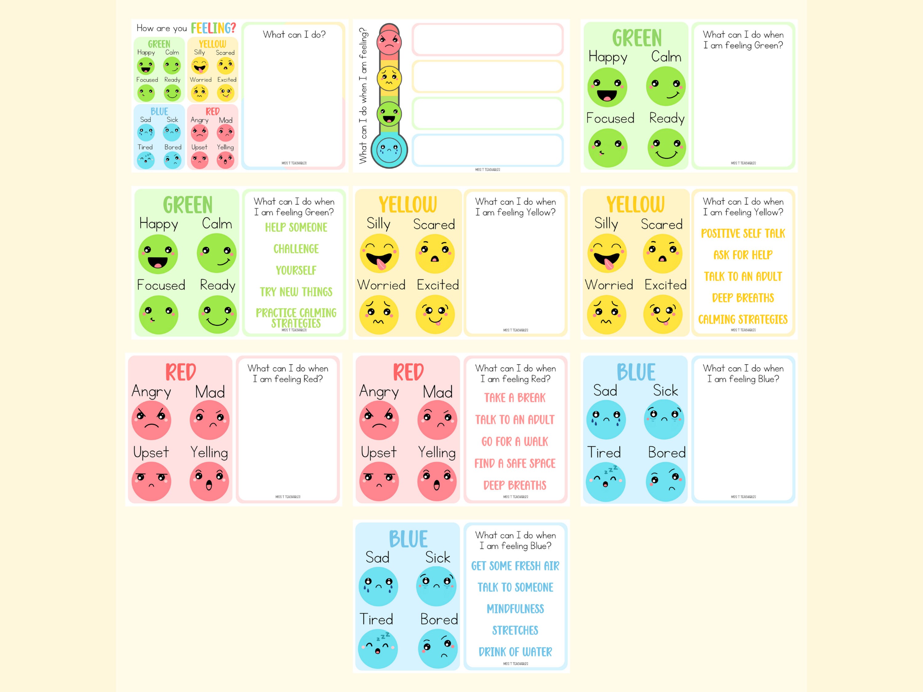 DIGITAL Emotional Regulation Strategy Toolkit, Classroom Decor, Areas ...