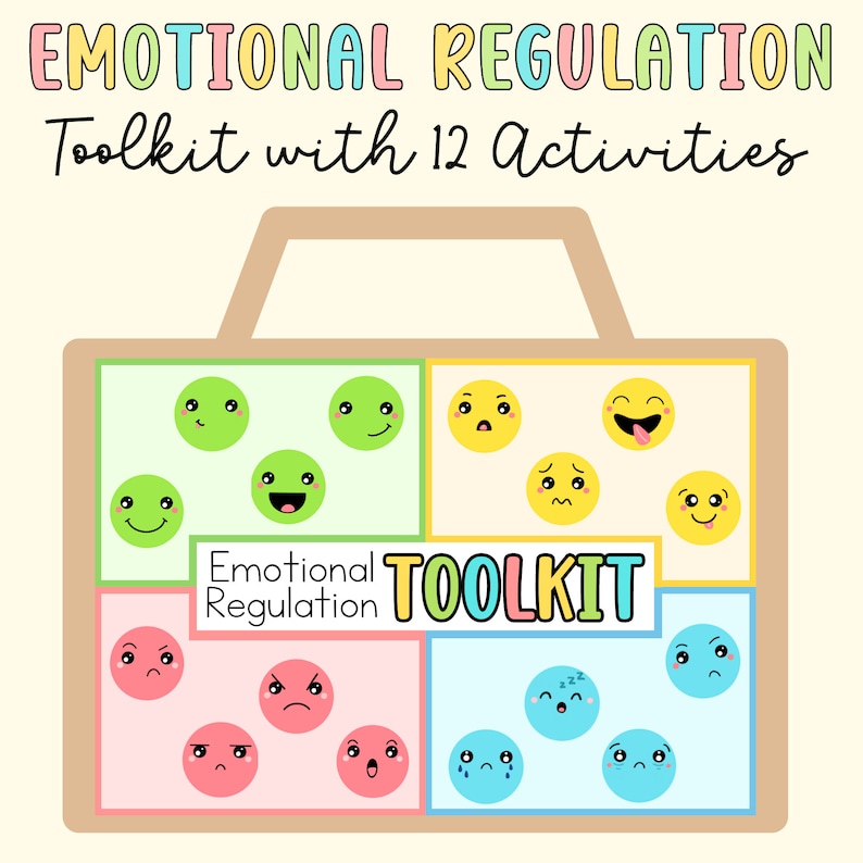 DIGITAL Emotional Regulation Toolkit Activities, Classroom Decor, Areas ...