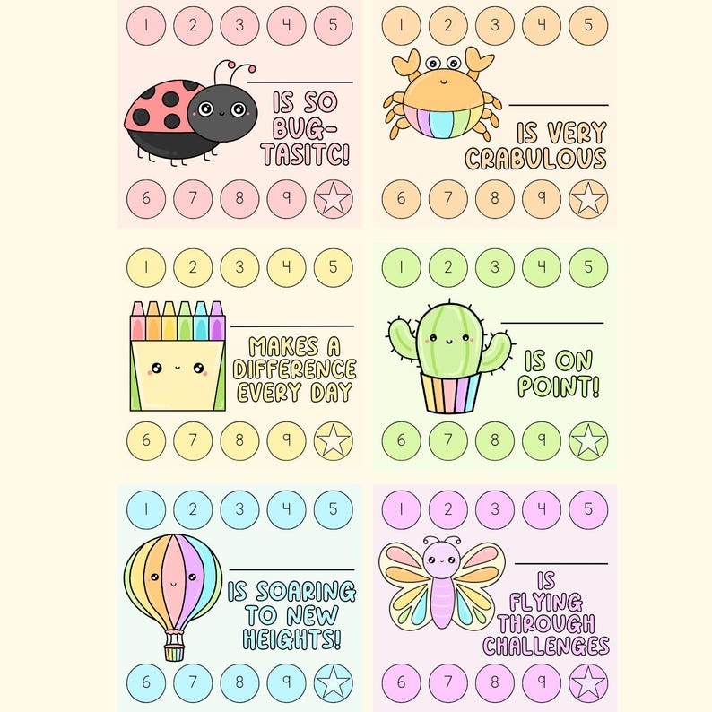 DIGITAL 24 Pun Reward Punch Cards | Teachers, Educators and Student ...