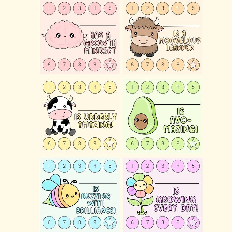 DIGITAL 24 Pun Reward Punch Cards | Teachers, Educators and Student ...