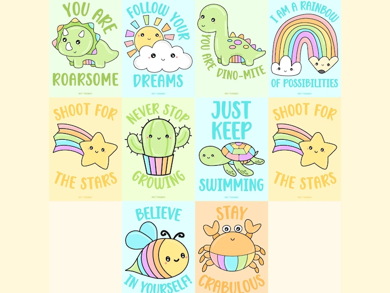 DIGITAL Affirmations Poster, Kids Affirmations Print, Positive ...