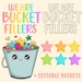 DIGITAL Bucket Filler Door Display, Printable, Editable, Download, Have ...