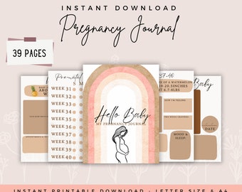 Pregnancy Planner Printable, Printable Pregnancy Journal, Expecting Mom ...