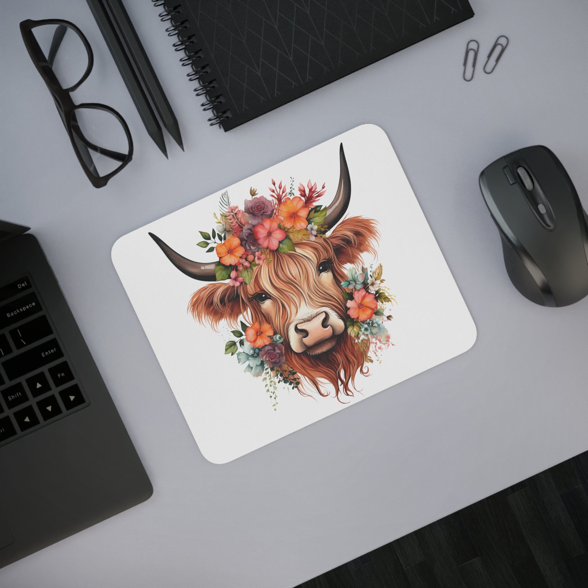 Highland Cow Mousepad - Etsy
