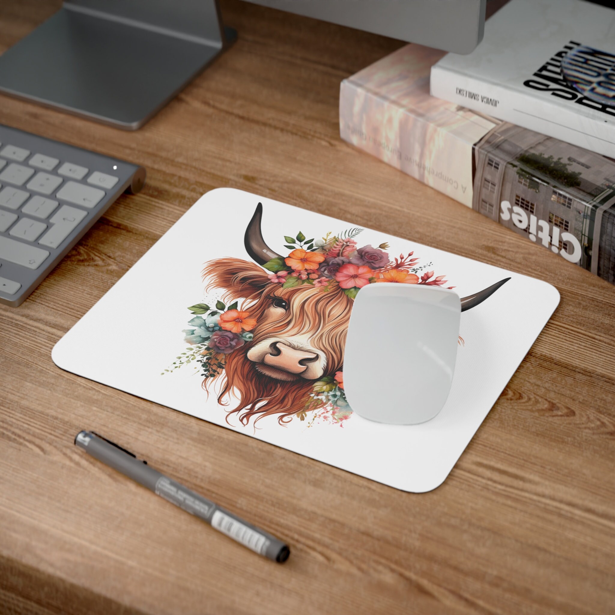 Highland Cow Mousepad - Etsy