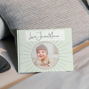 Editable Baby Book Template | 365 Day Baby Book Canva Template | First ...