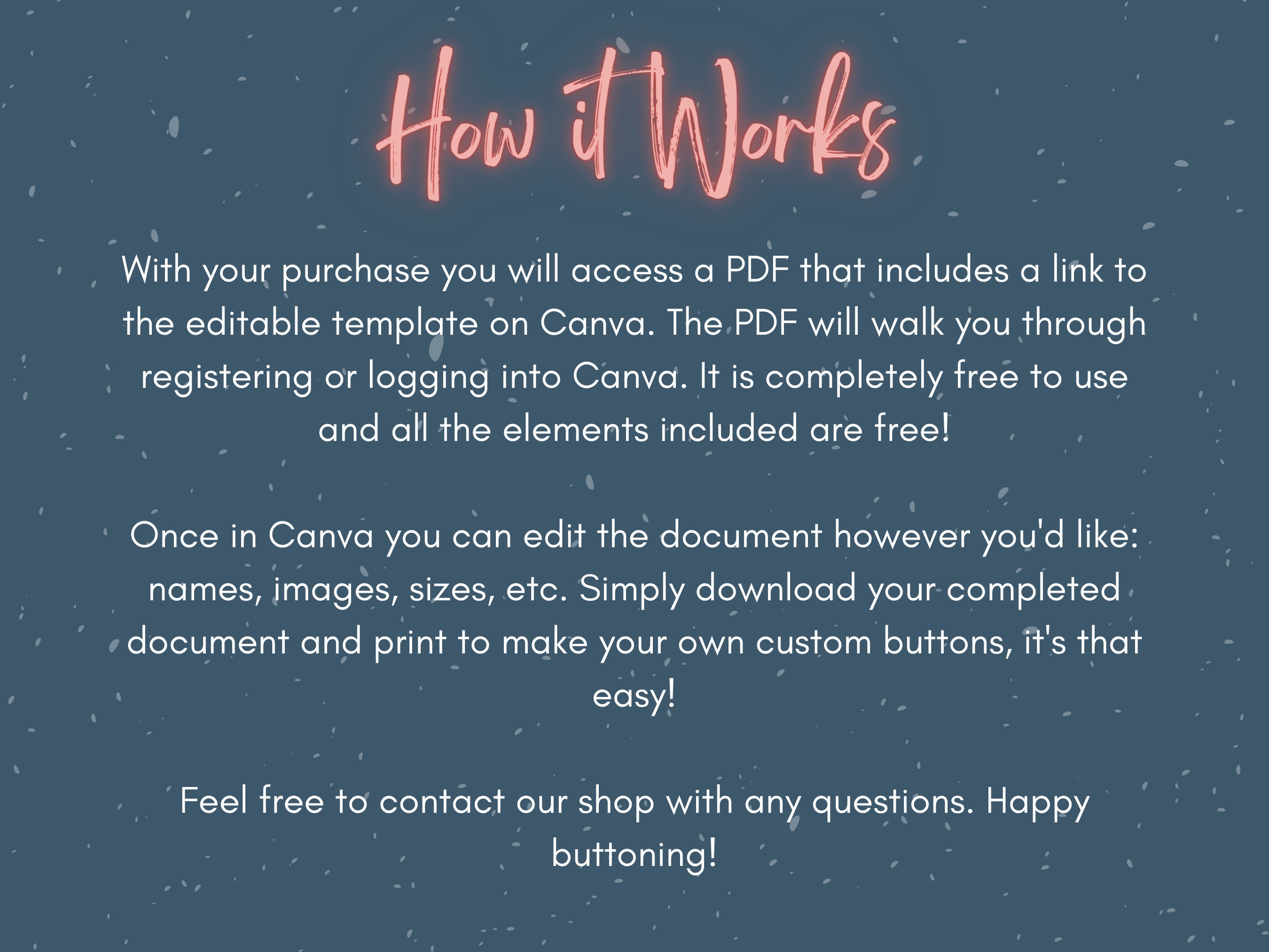 Customizable Volunteer Buttons | Canva Template (1 Inch Buttons ...