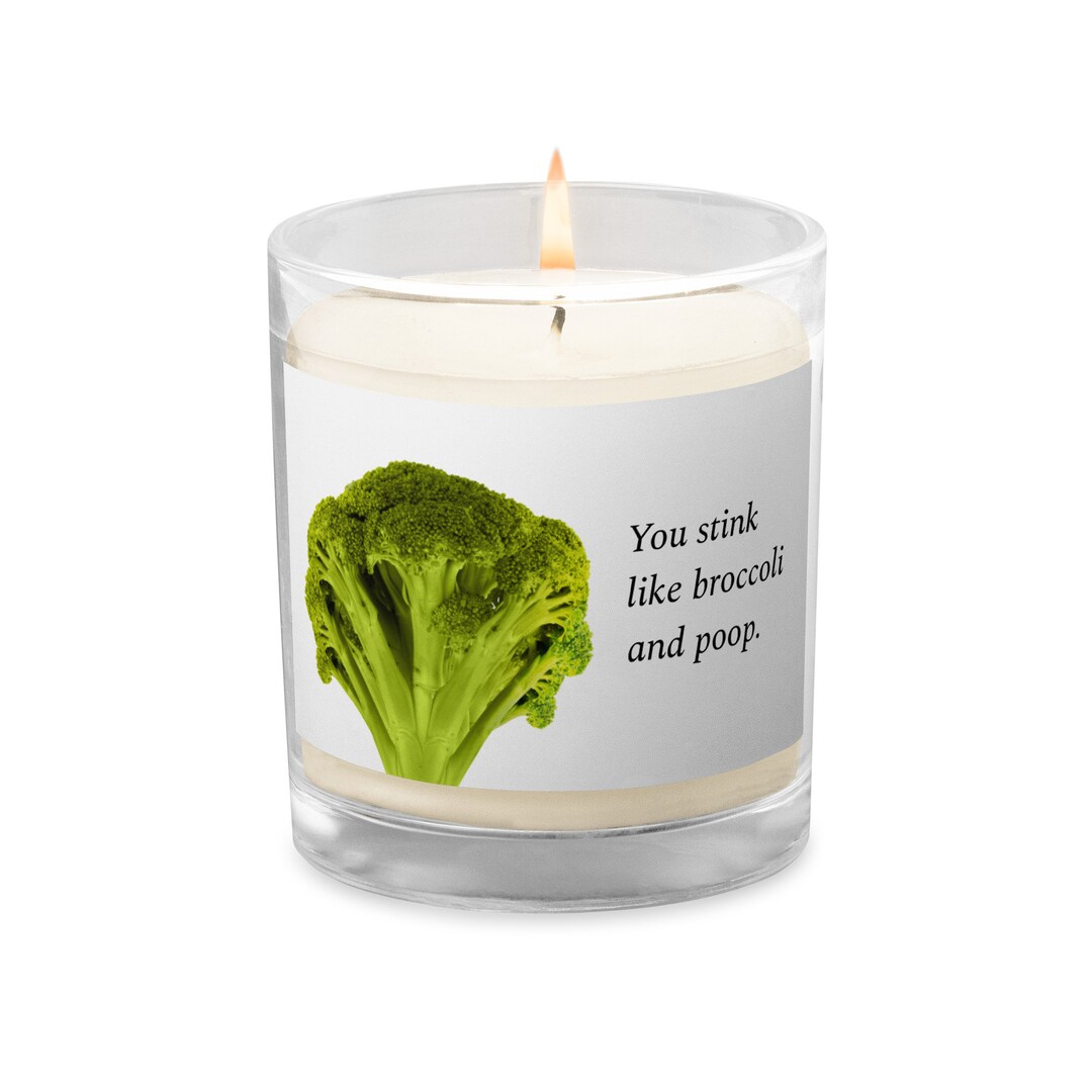 You Stink Like Broccoli and Poop. Glass Jar Soy Wax Candle, Potter ...