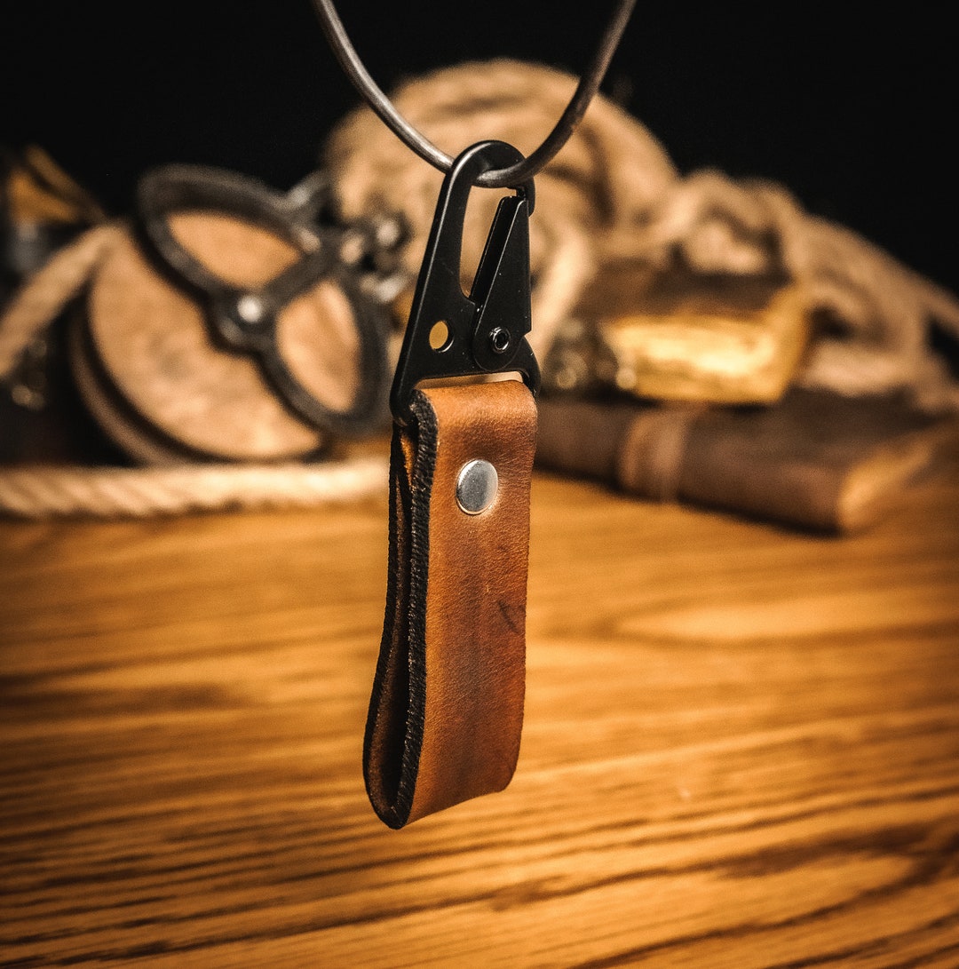 Durable Loop Leather Key Clip for Belt - Etsy