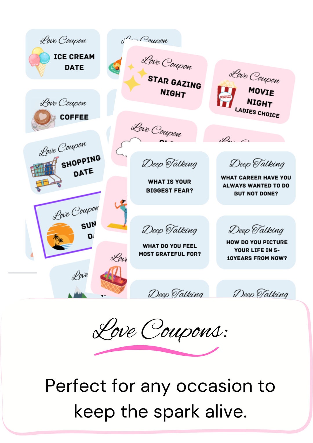 Date Night Ideas. Date Coupons. Date Night Vouchers. Instant ...