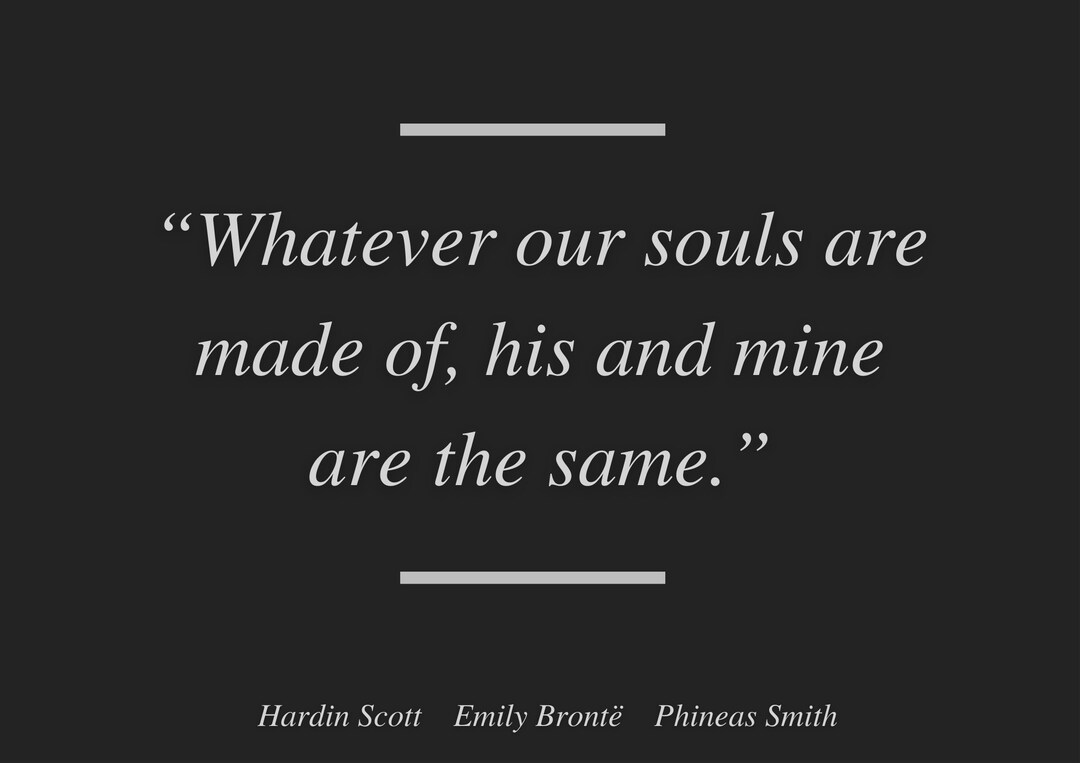 Emily Brontë Quote Poster Phineas Smith Tiktok Sensation DIGITAL PRINT ...