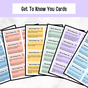 Conversation Starter Talking Cards Friendship Building, Teacher ...