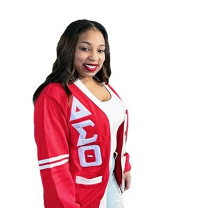Delta Sigma Theta Cardigan - Etsy