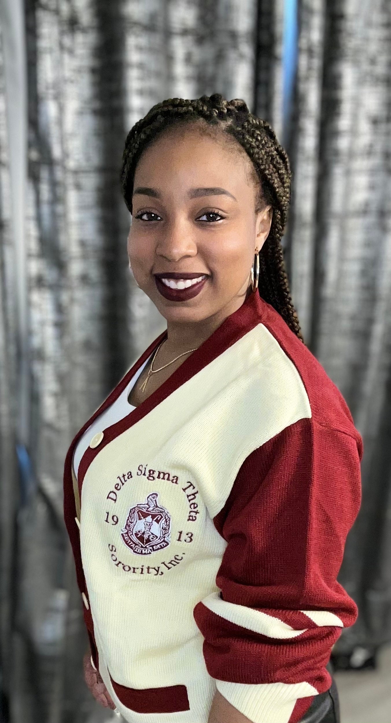 Delta Sigma Theta Cardigan - Etsy