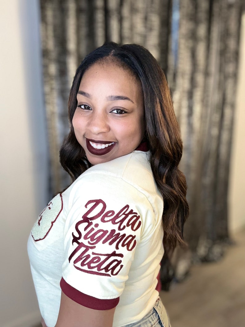 Crimson & Cream Color Block 1913 - Etsy