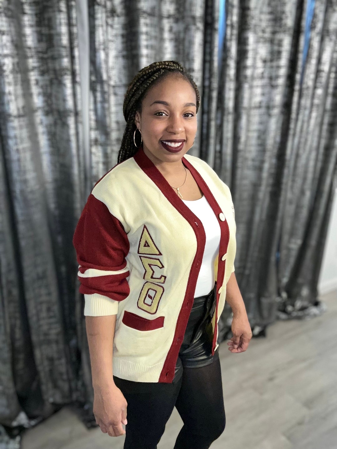 Delta Sigma Theta Cardigan - Etsy