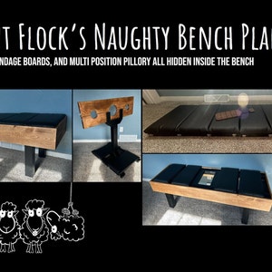 Naughty Bench Plans, Milking Bench, Bondage Board, and Multi Position ...